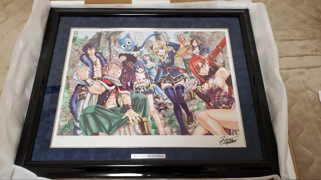 フェアリーテイル 版画 真島ヒロ アールビバン fairy tail
