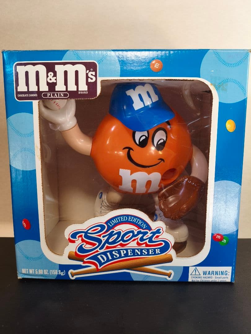 1995年 M&M's オレンジ 野球 ディスペンサー 限定品