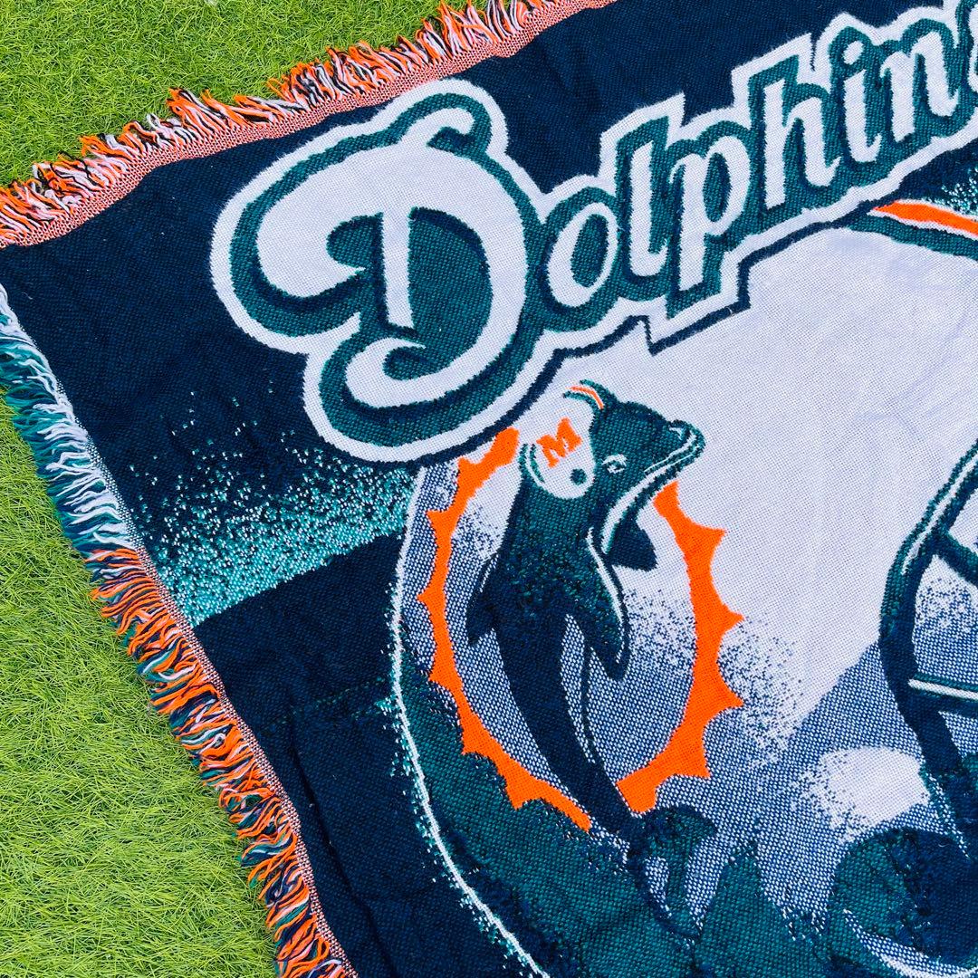 【rug】Dolphins NFL タペストリーラグマット ドルフィンズ