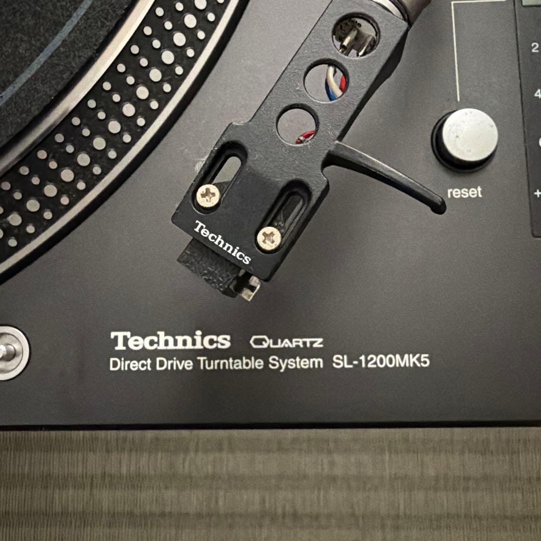 Technics SL-1200MK5テクニクス　ターンテーブル　 DJ機材　黒