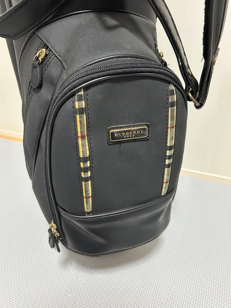 希少 バーバリー BURBERRY キャディバッグ ゴルフ
