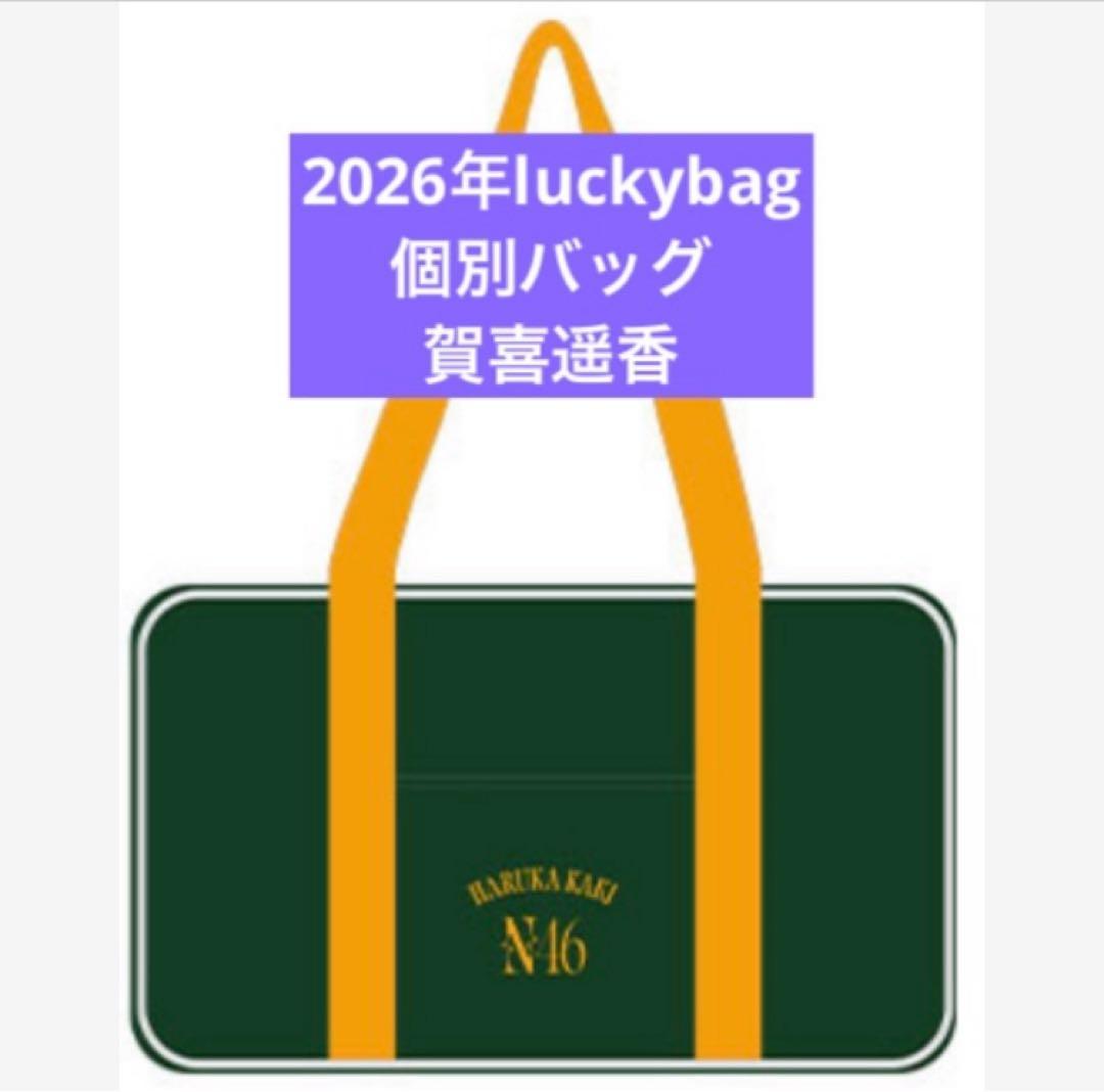 乃木坂46　限定 個別バッグ　バック　2026 luckybag 賀喜遥香
