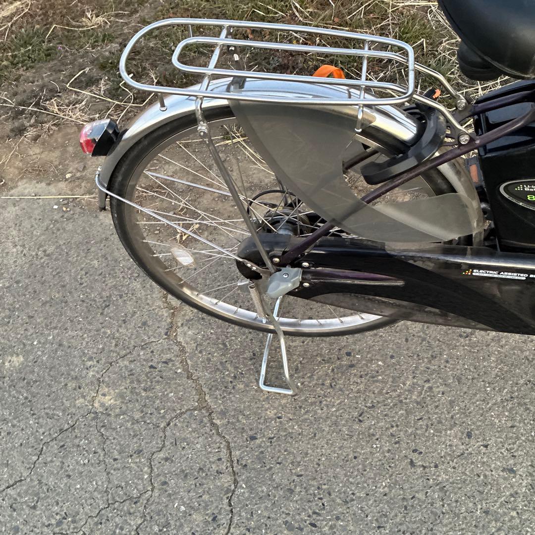 電動アシスト自転車 シティタイプ 紫色