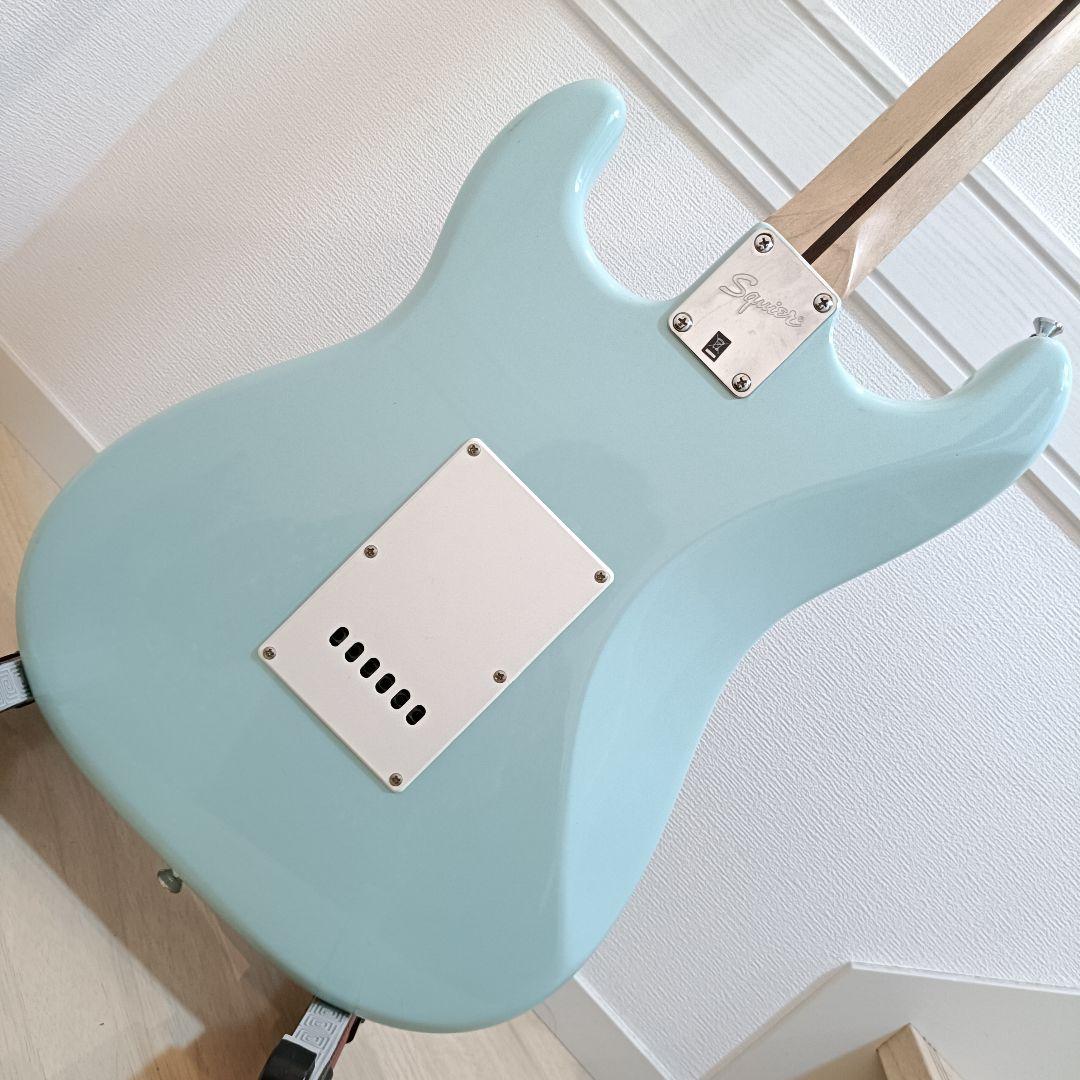 Squier エレキギター ストラトキャスター ソニックブルー メンテ済