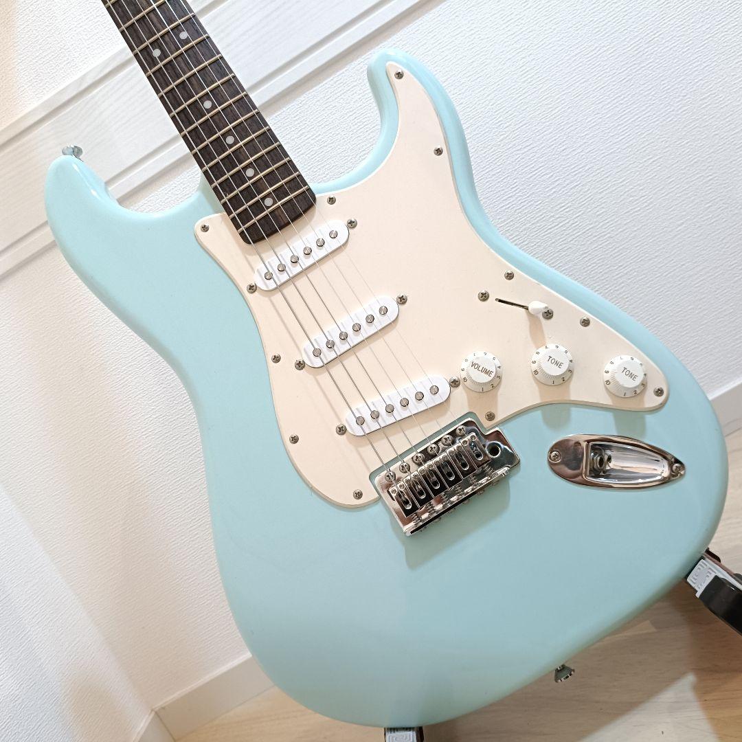 Squier エレキギター ストラトキャスター ソニックブルー メンテ済