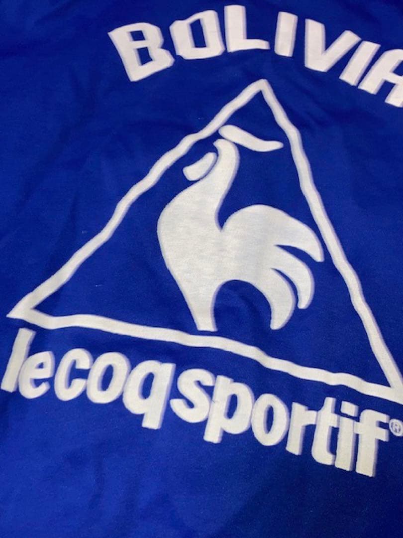 激レア　ボリビア代表 le coq sportifジャージ　実使用　支給品