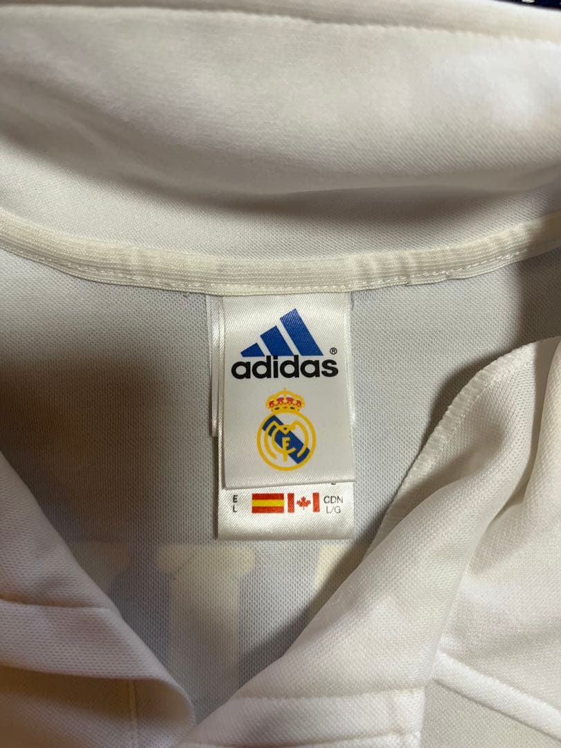 adidas Real Madrid RAUL 7 ホワイトシャツ
