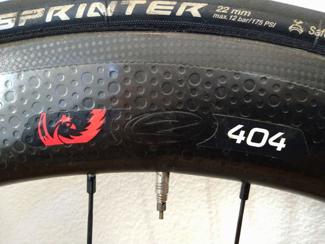 ZIPP 404 firecrest チューブラーホイール　リムブレーキ