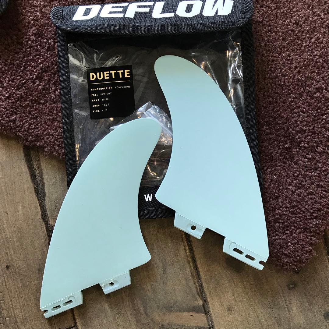 DEFLOW DUETTE デフローサーフボードフィン 9.0定価¥19,800