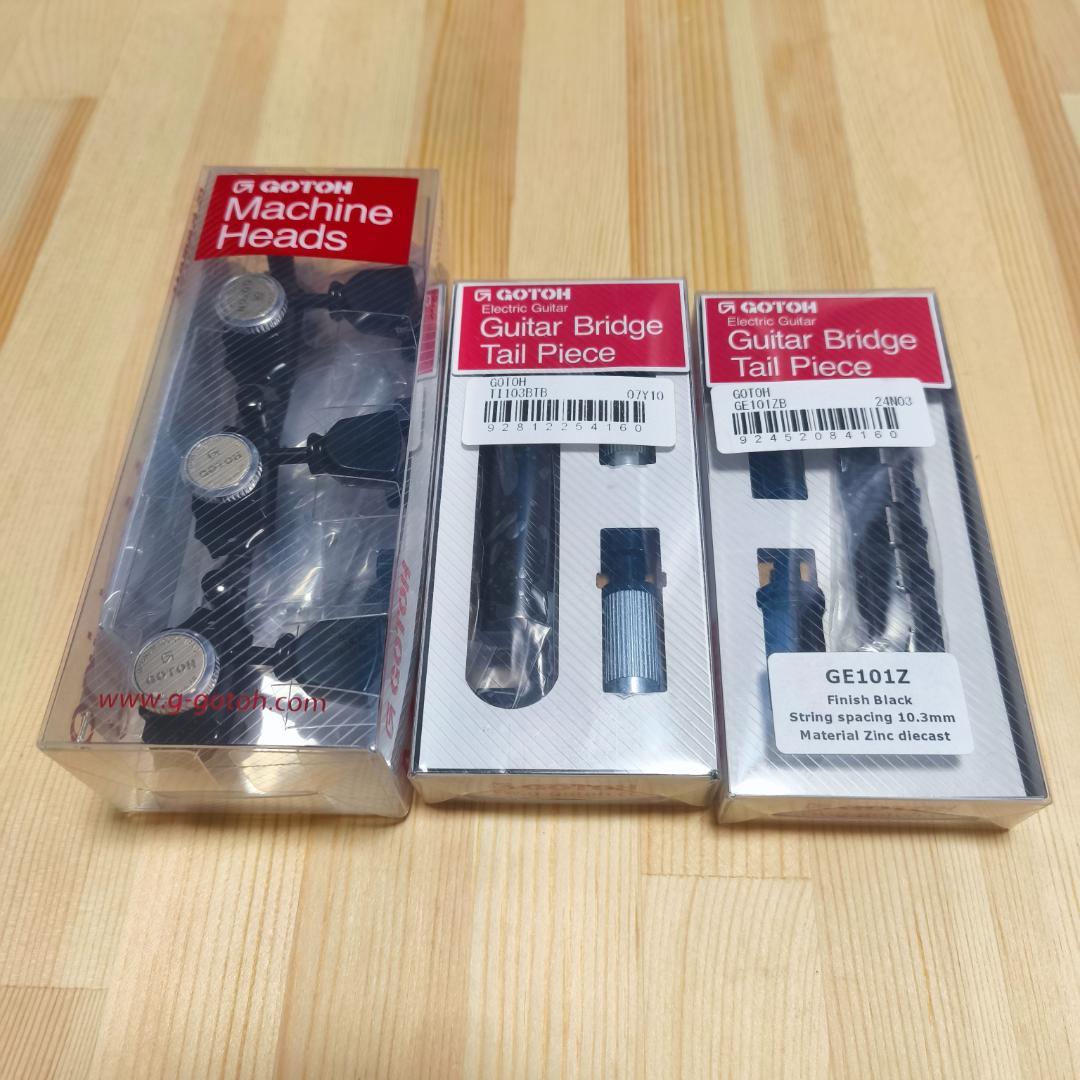 美品 GOTOH ロックペグ チタン サドル ブリッジ テールピース セット
