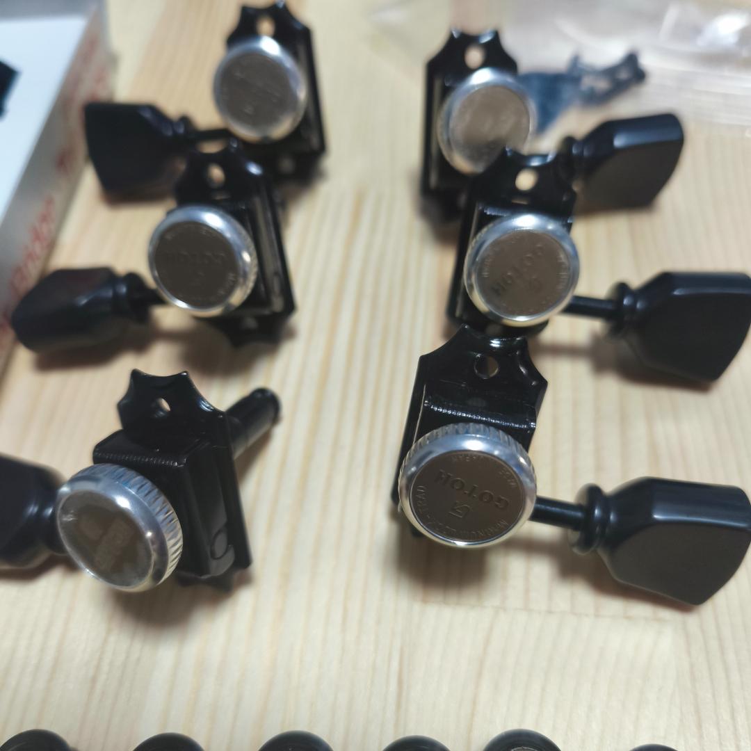 美品 GOTOH ロックペグ チタン サドル ブリッジ テールピース セット