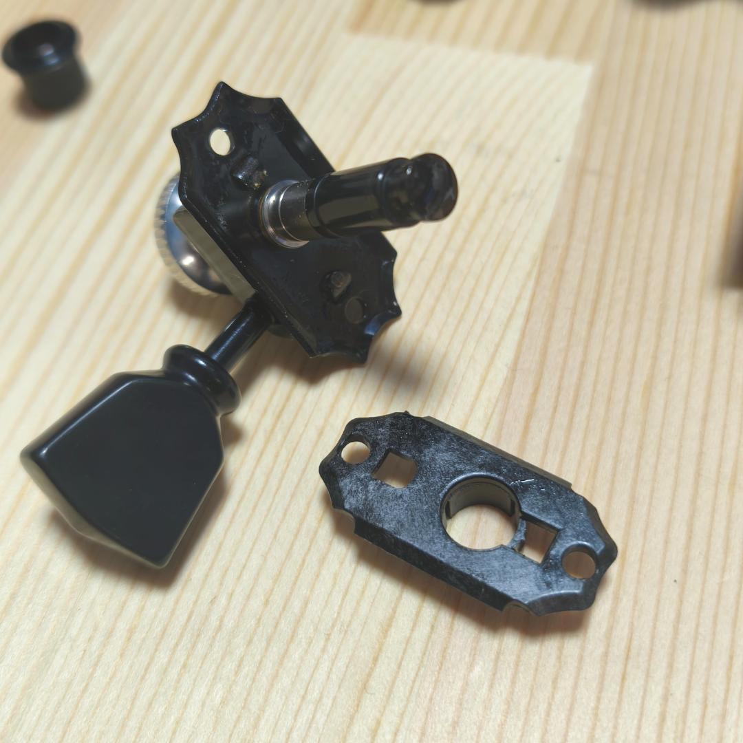 美品 GOTOH ロックペグ チタン サドル ブリッジ テールピース セット