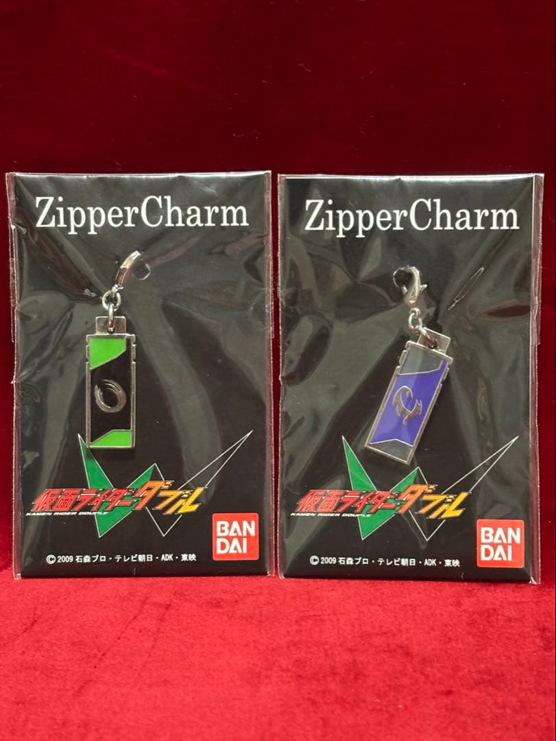 仮面ライダーＷ　Zipper Charm サイクロンメモリ ジョーカーメモリ