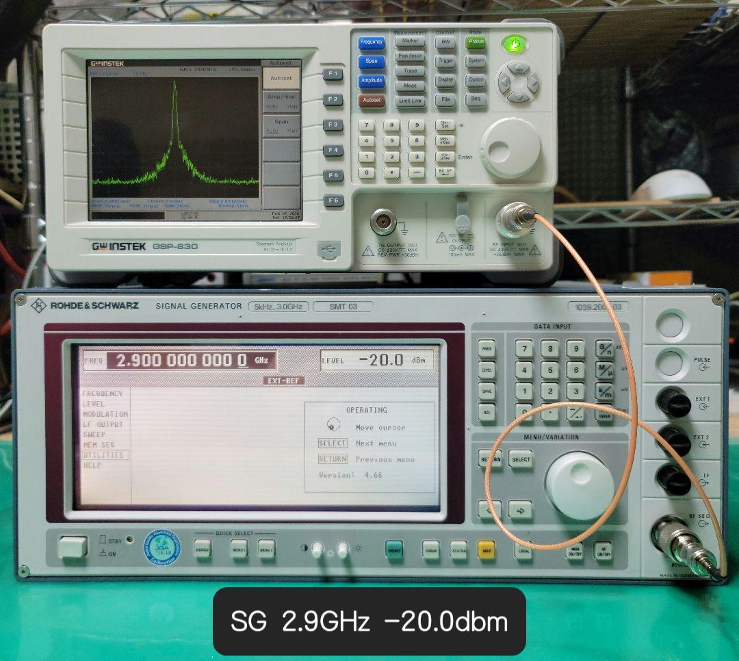 GWINSTEK GSP-830 スペクトラムアナライザーTG Ref OP 付