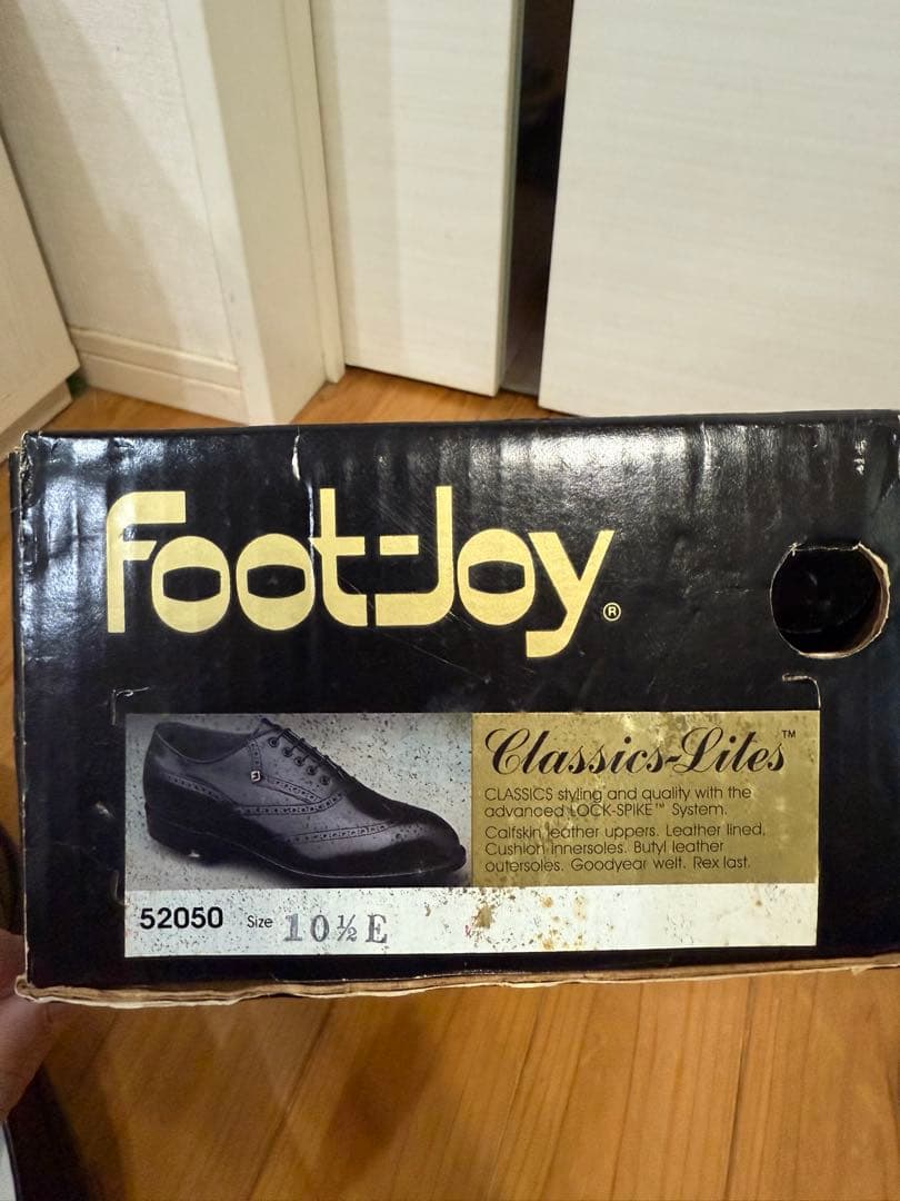 新品 28.5㎝ fj フットジョイ FootJoyクラシック ゴルフ シューズ