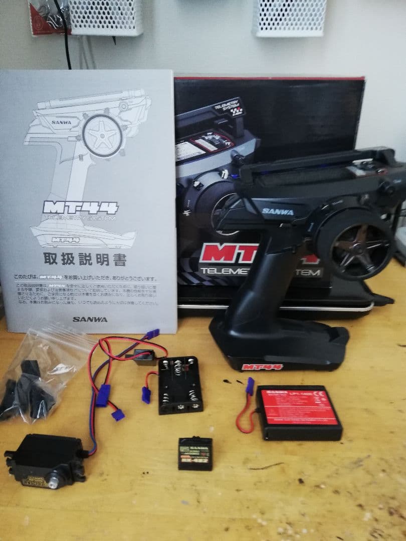 サンワ　 MT-44　 RX-482 2.4G HVS 702　メンテ済　リポ