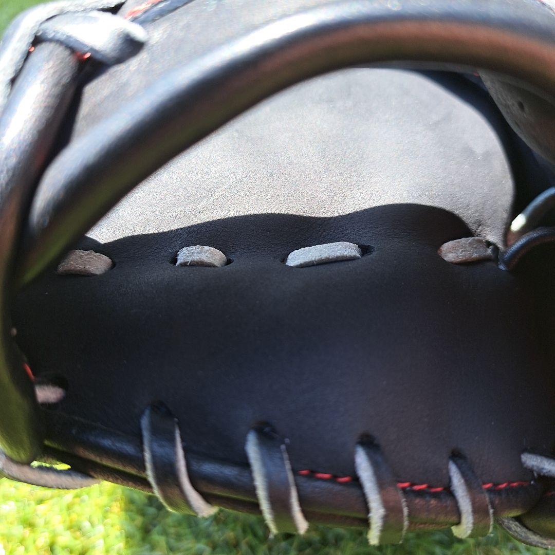 NEO STATUS V7 少年用軟式グローブ 黒/赤