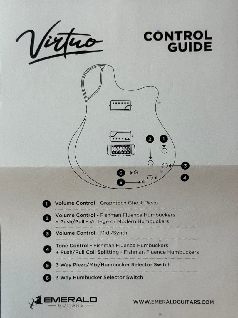 ギター Emerald Guitars Virtuo