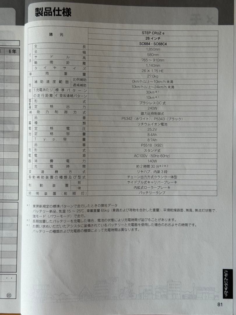 ブリヂストンステップクルーズE