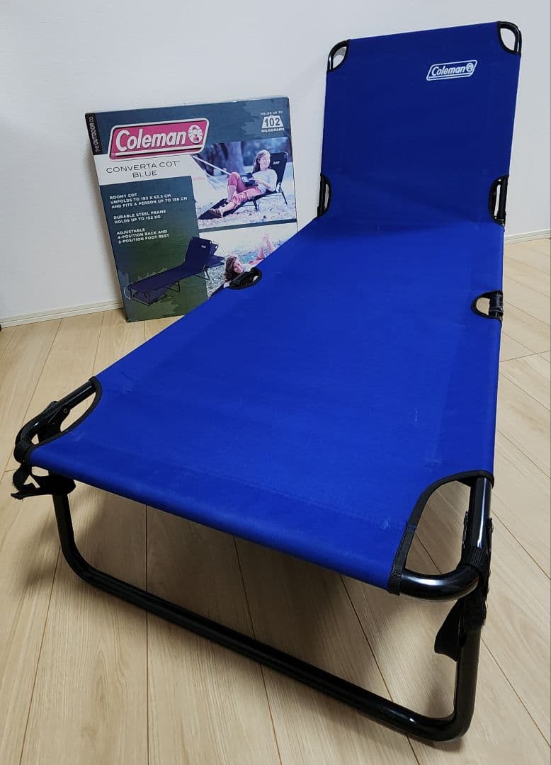 Coleman Converta Cot　コールマン　コンバータコット　ブルー