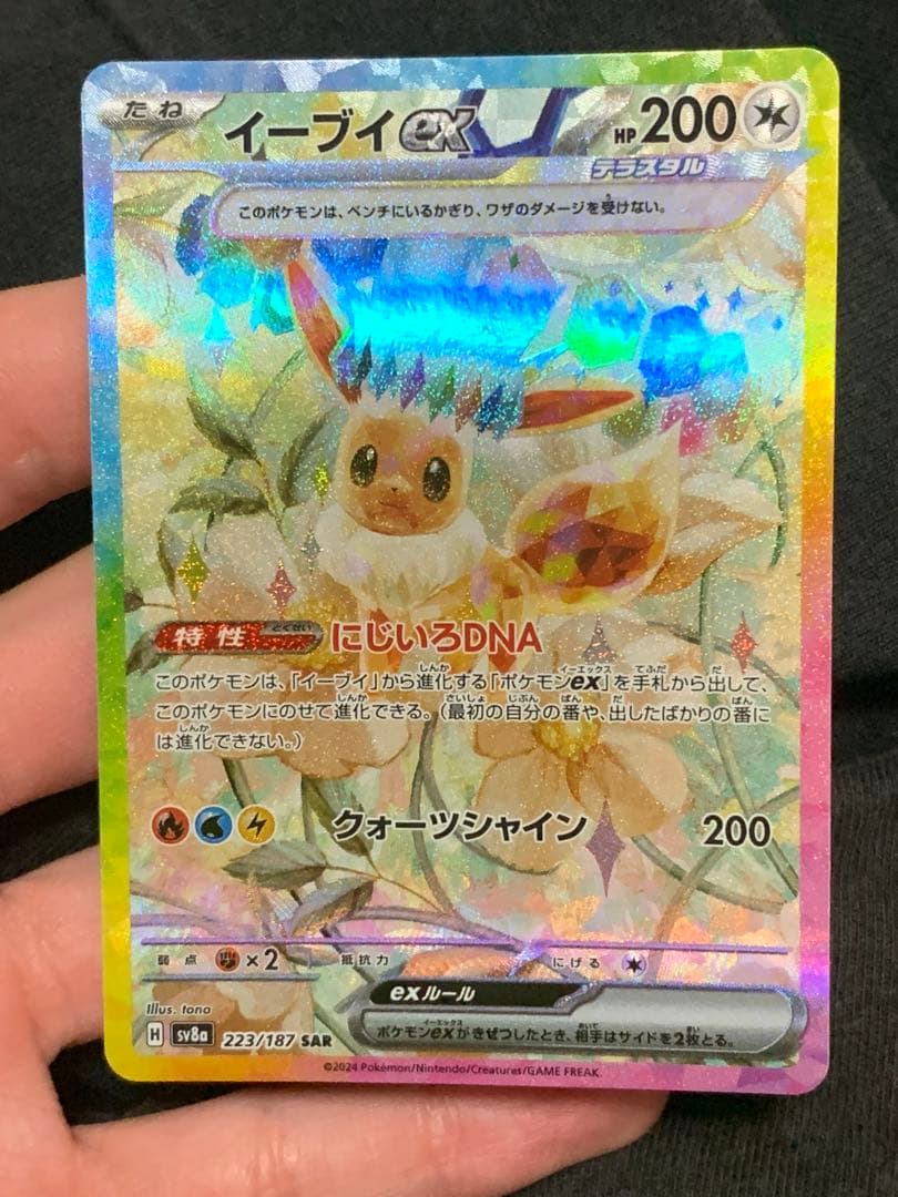 ポケモンカード　テラスタルフェスexブイズ SAR コンプリートセット