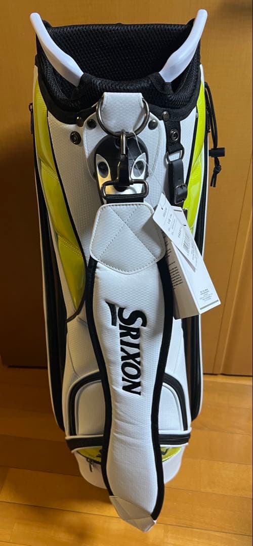 Srixon スリクソン　キャディバッグ ホワイト/イエロー　9.5型