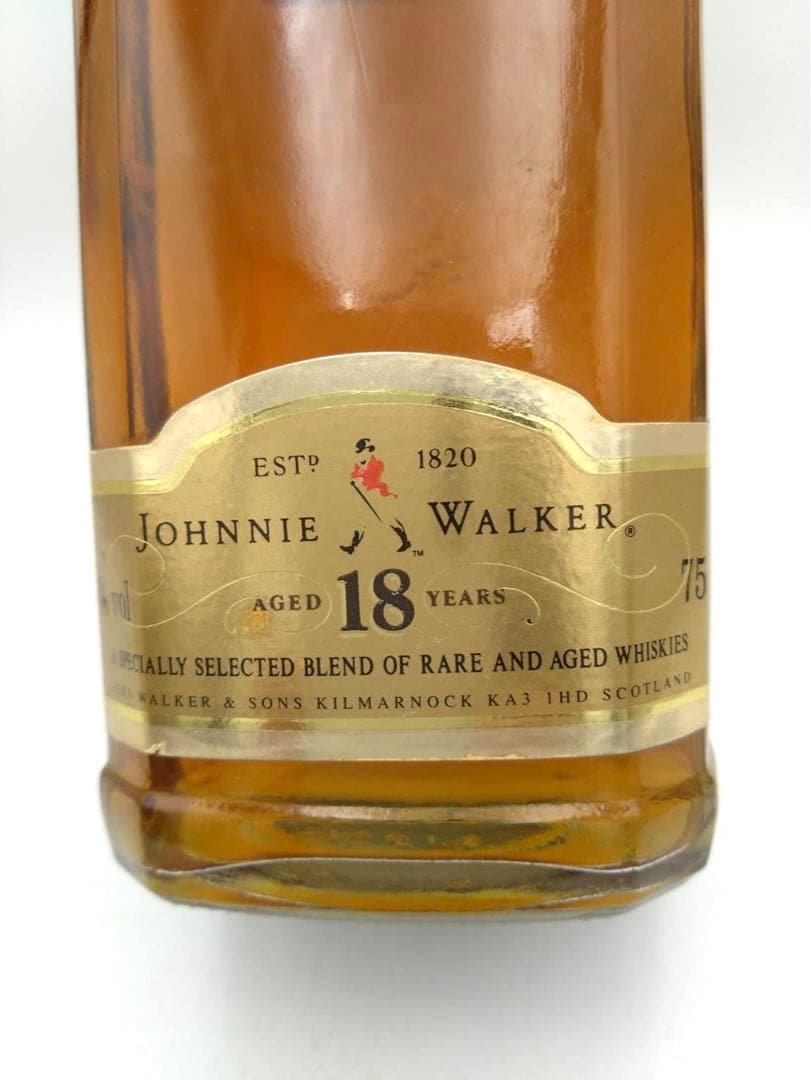 Johnnie Walker Gold Label 18年 750ml 箱付き