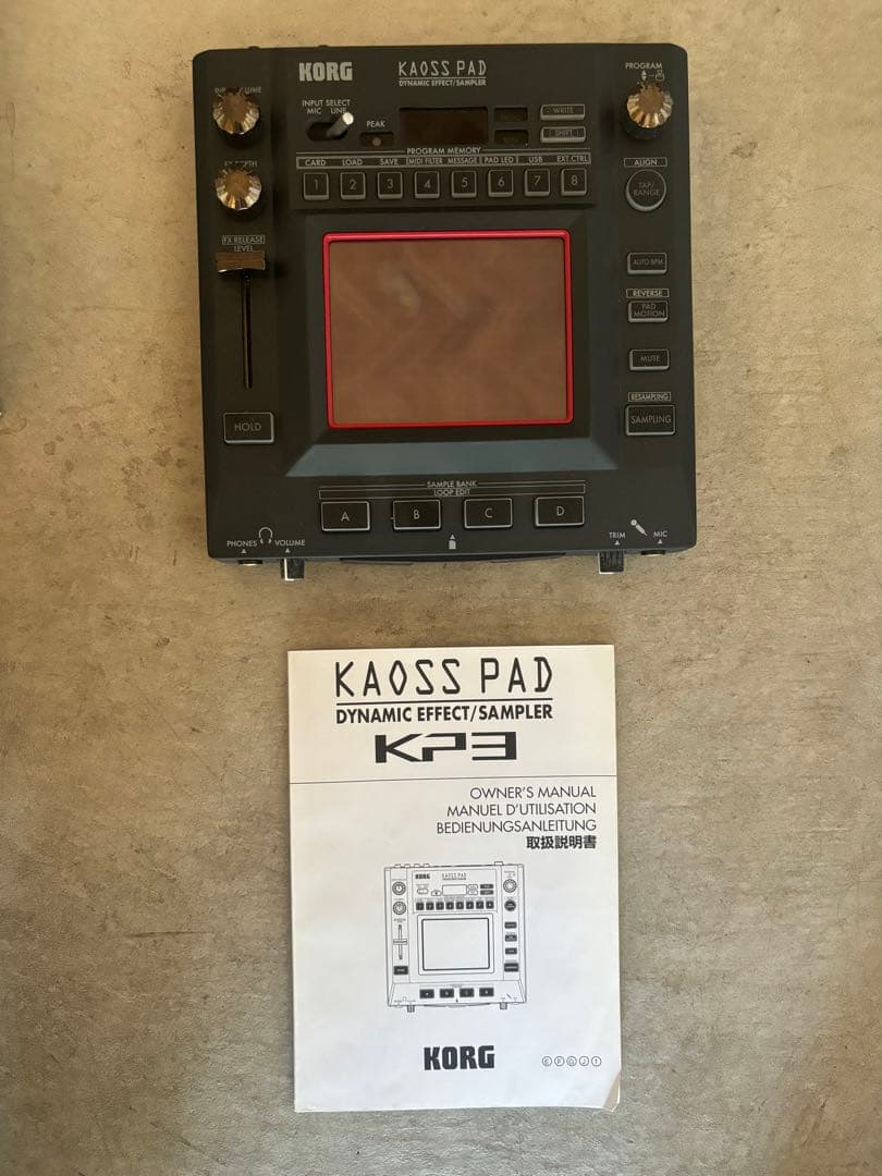 【未使用に近い】 KORG KAOSS PAD KP3