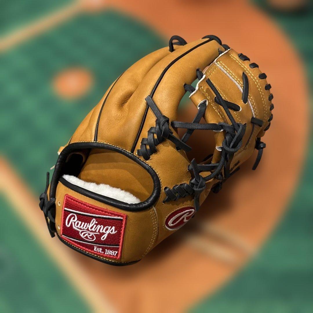 Rawlings 軟式グローブ ブラウン 右投げ用　オマービスケル　ローリングス