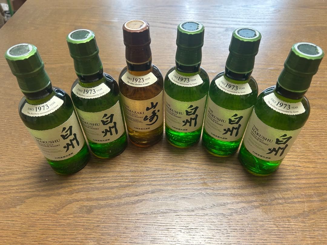 山崎1本白州5本　180ml6本セット