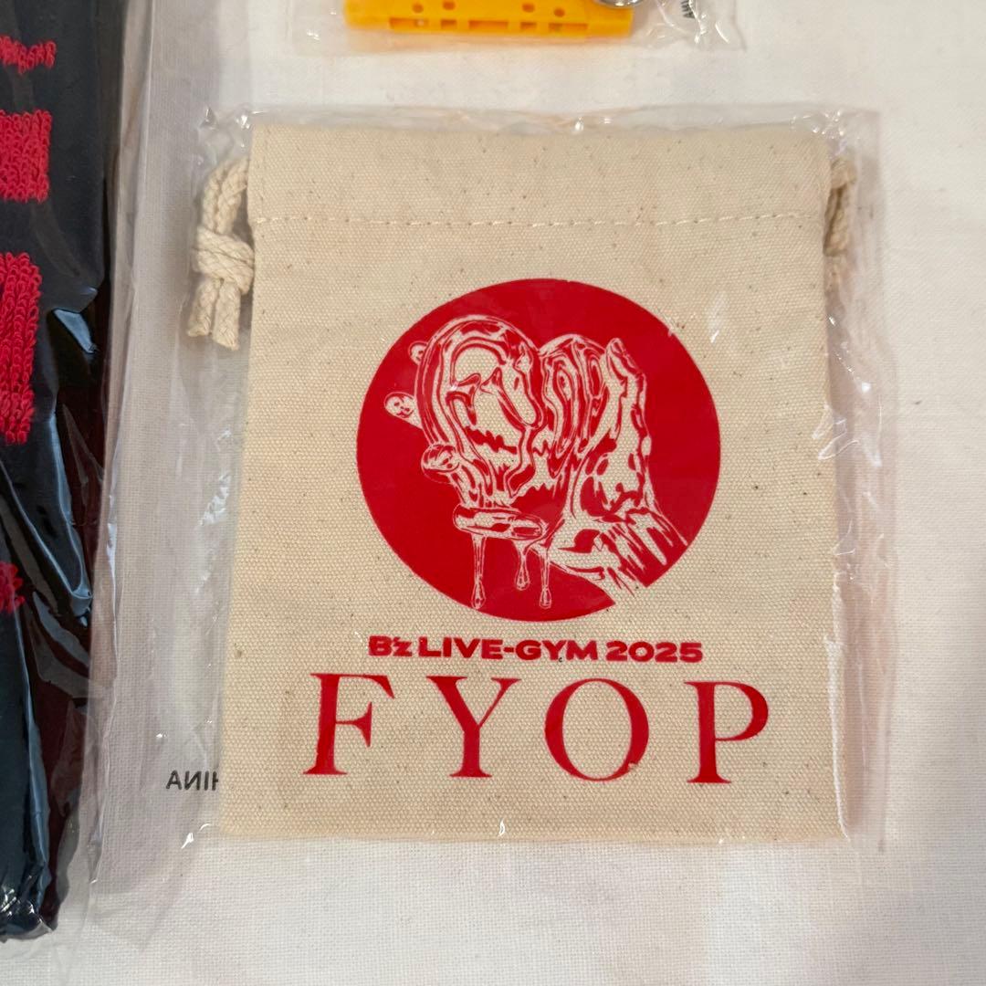B’z LIVE GYM 2025 FYOP タオル ガチャ巾着　ライブグッズ