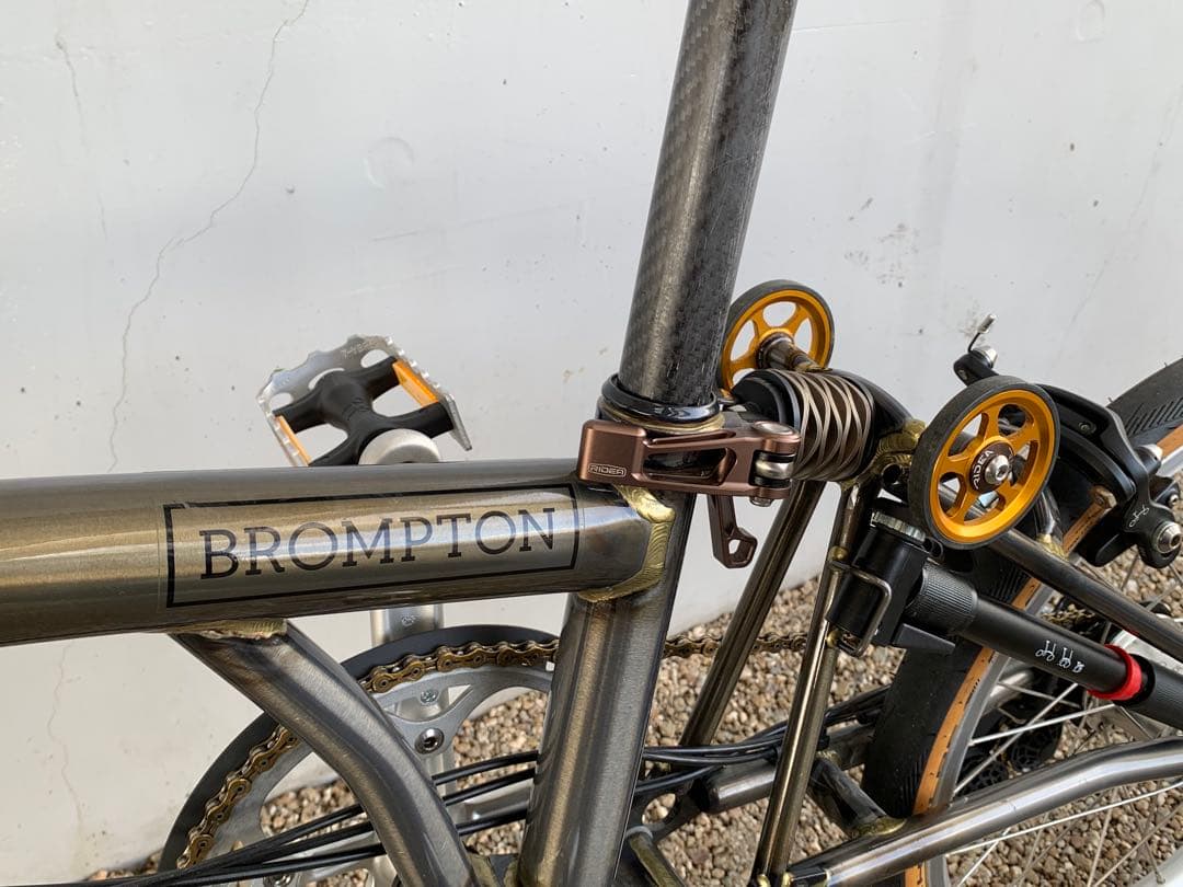 ■Brompton S6E Raw-Lacquer Barbour カスタム■