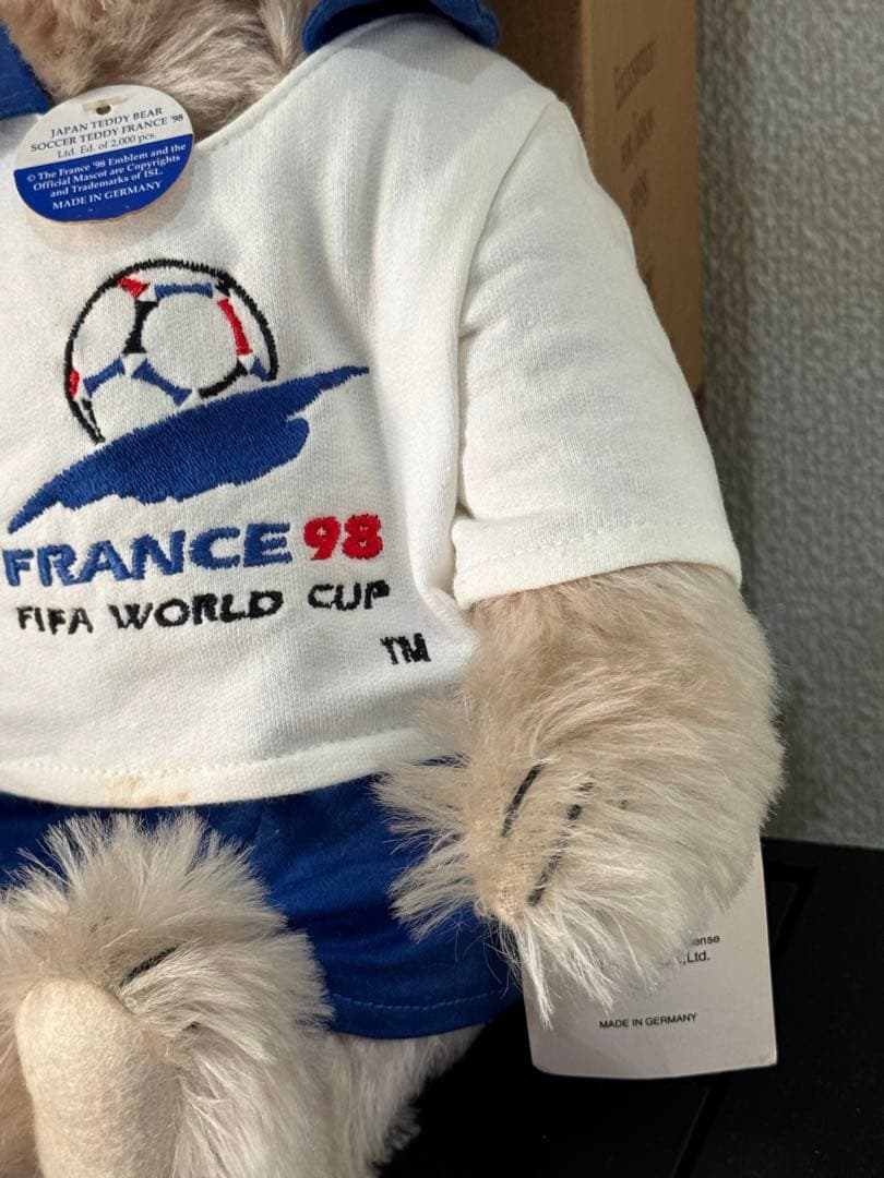 【2000個限定】SOCCER TEDDY FRANCE '98 FIFA公式