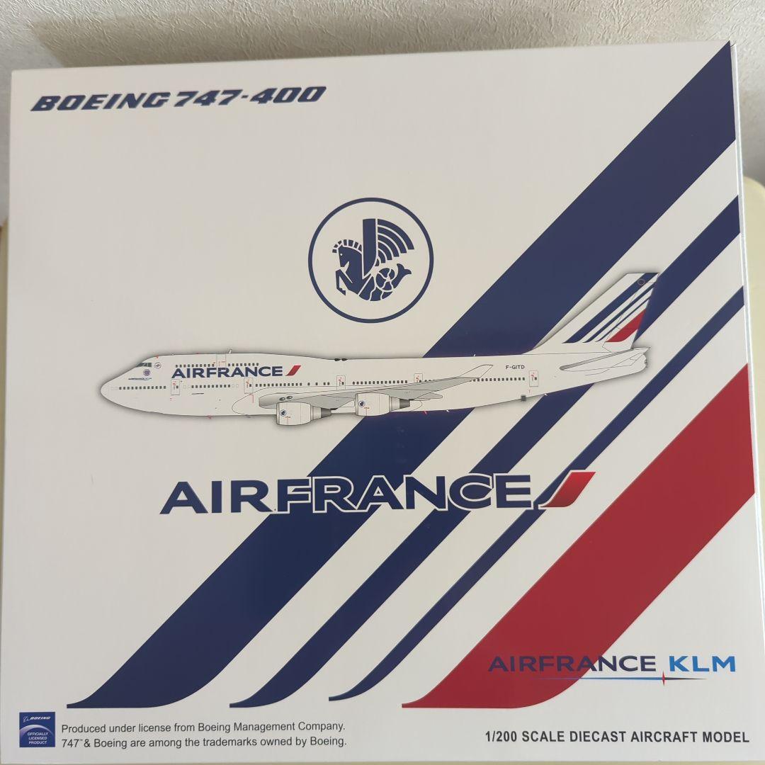 航空機・ヘリコプター jcwings AIR FRANCE KLM Boeing 747-400