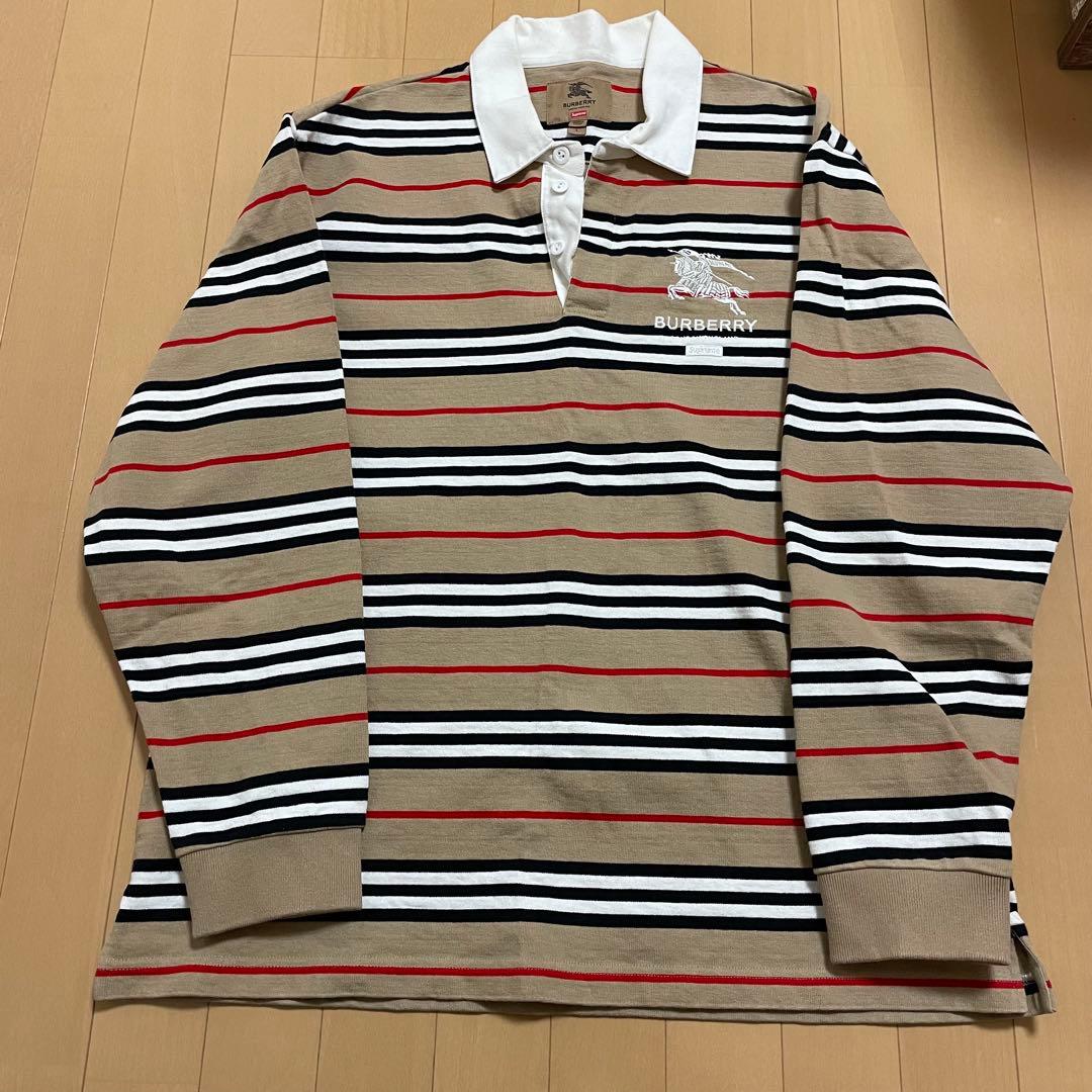 BURBERRY✖️Supremeラグビーシャツ