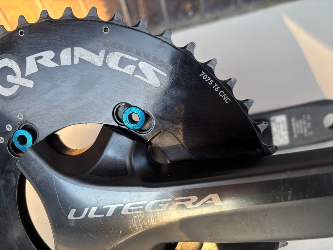 はりぼー:ROTOR Q-RINGS ULTEGRA パワーメーター付き