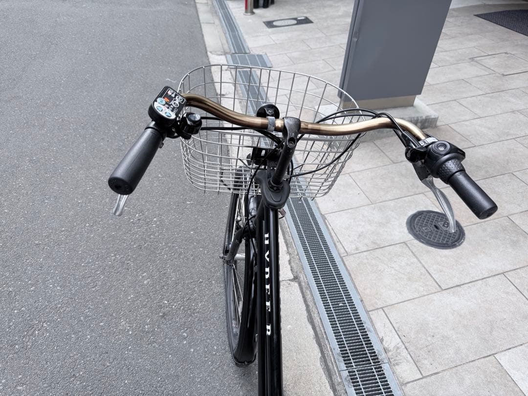 大阪府　ブリヂストン　電動アシスト自転車 ブラック