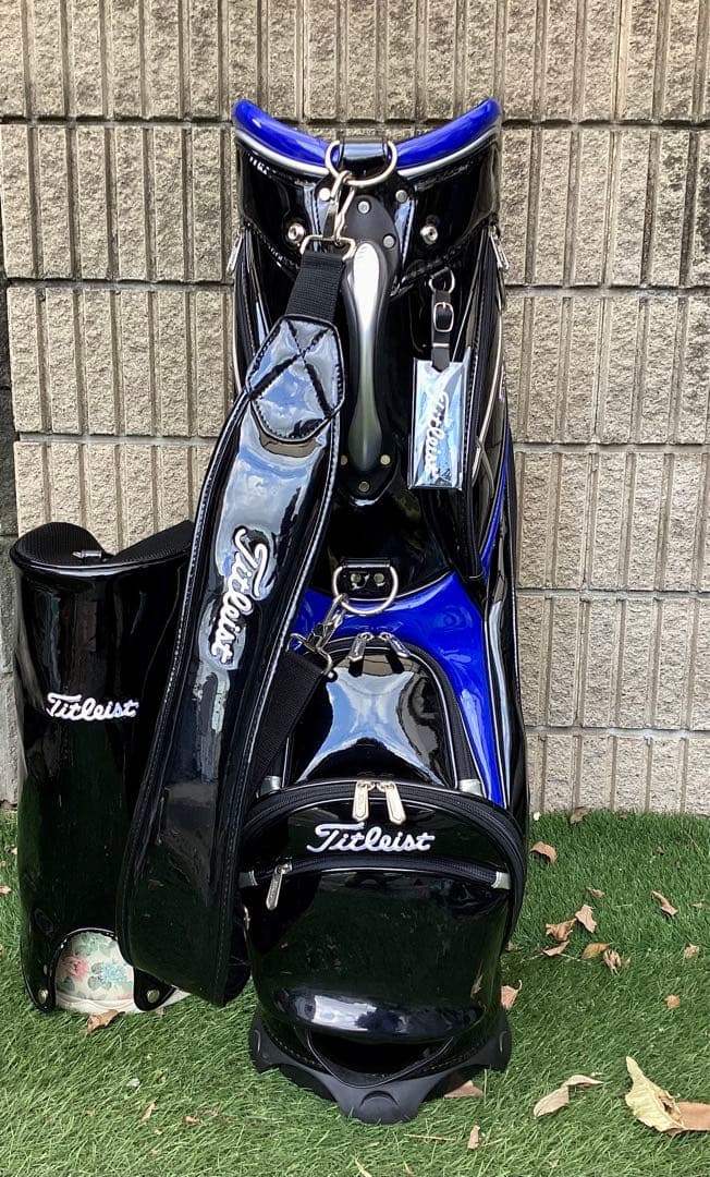 パ*ロ様 Titleist タイトリストエナメルキャディバッグ