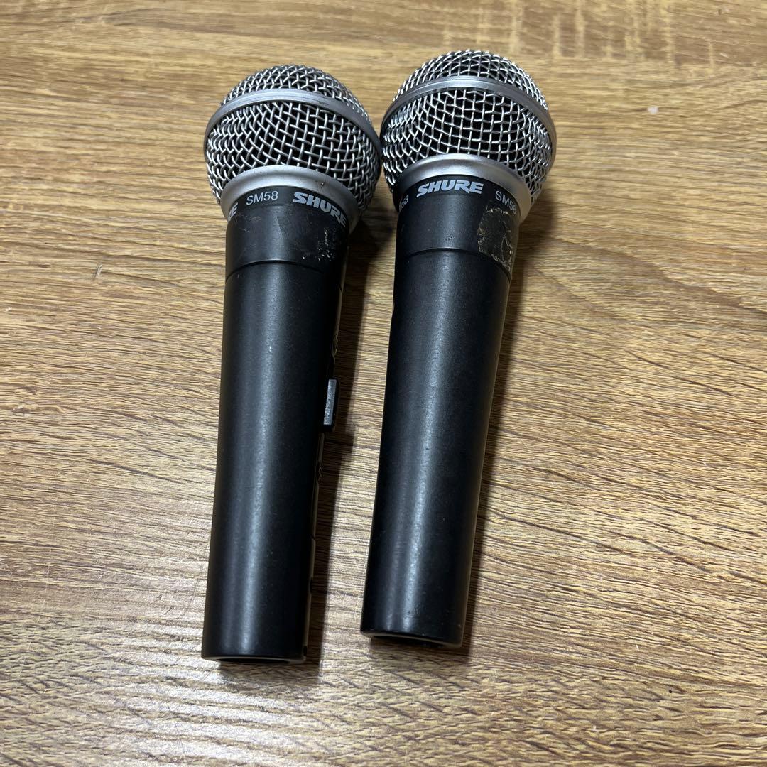 SHURE SM58　マイク２本セット