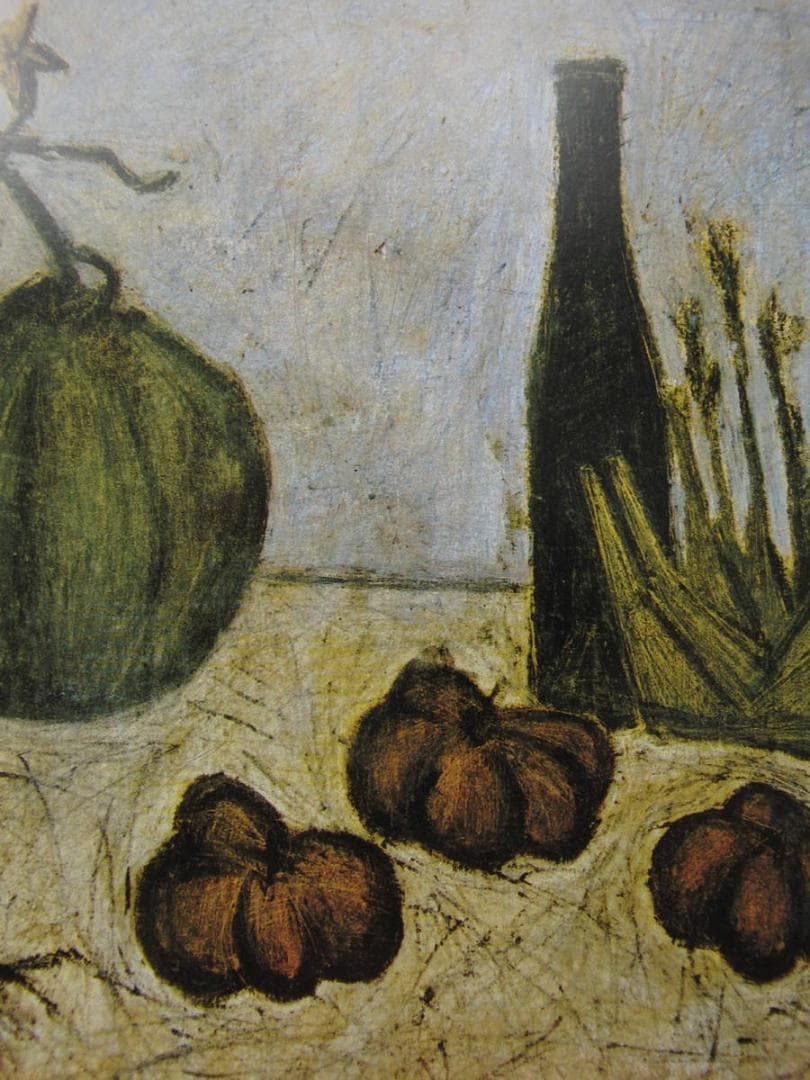 ベルナール・ビュッフェ、「Nature morte aux legumes」