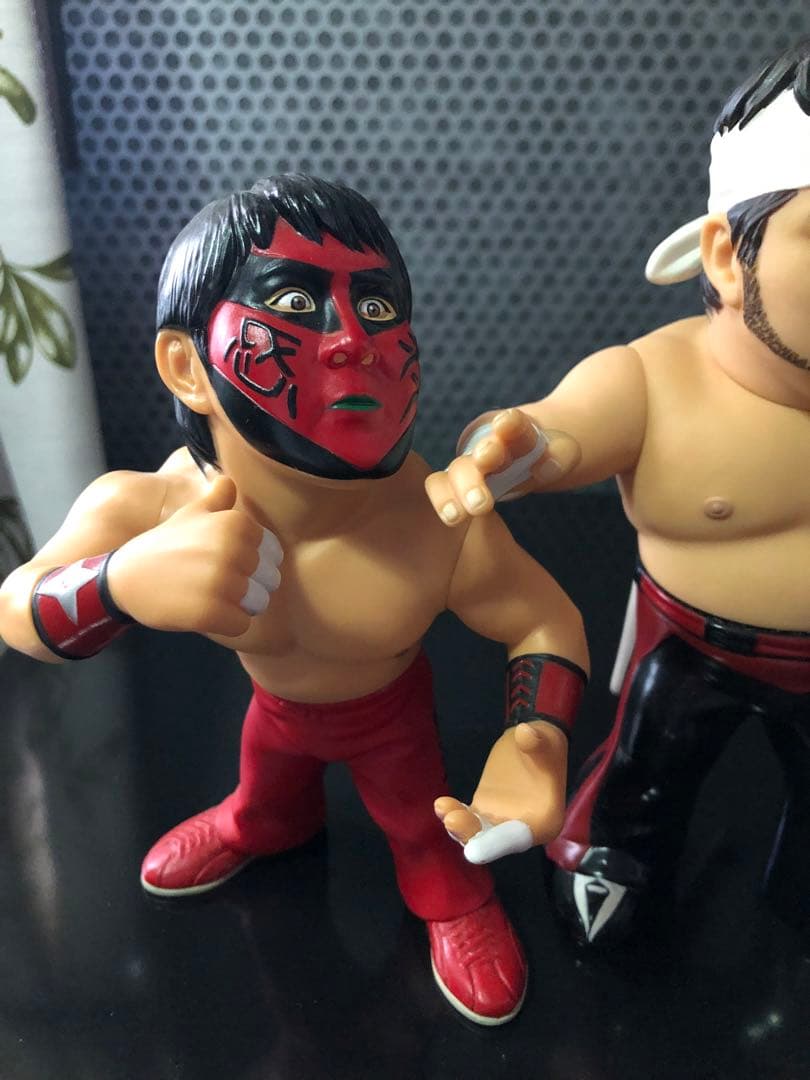 新日本プロレス　闘魂三銃士＆ムタ　HAOフィギュア　美品　レア