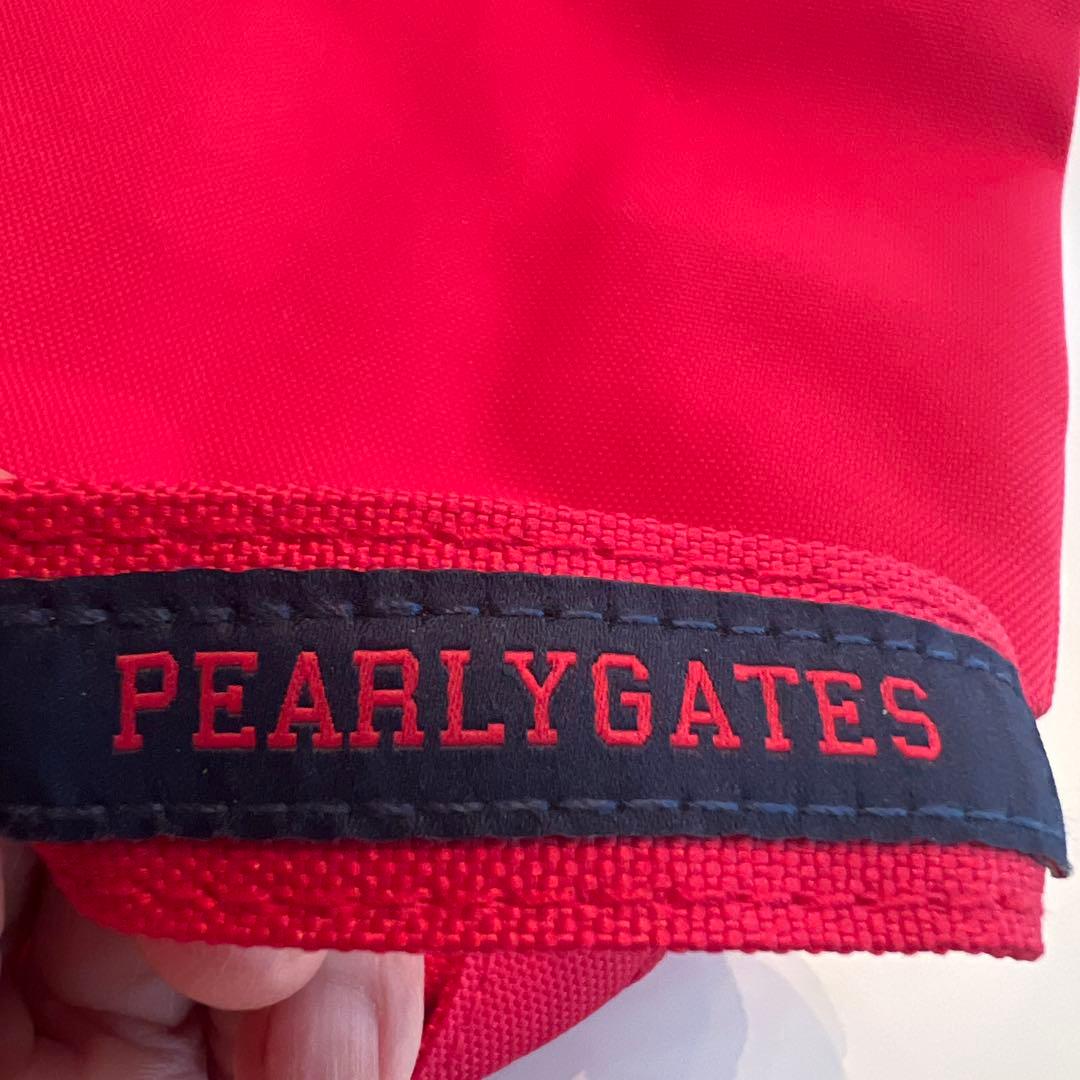PEARLY GATES シューズケース 赤色