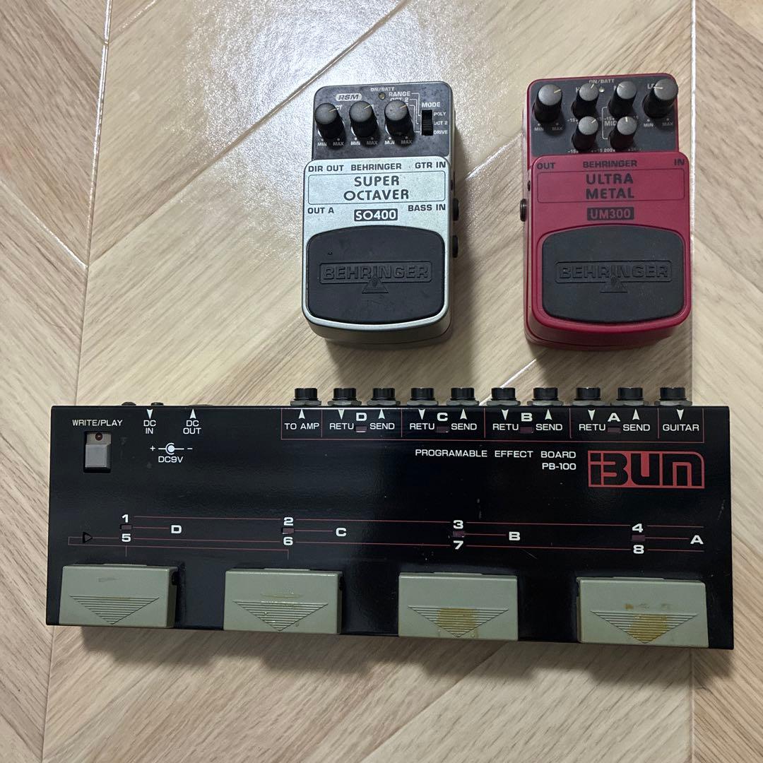 BEHRINGER ULTRAL&SUPEROCTAVER&スイッチャー