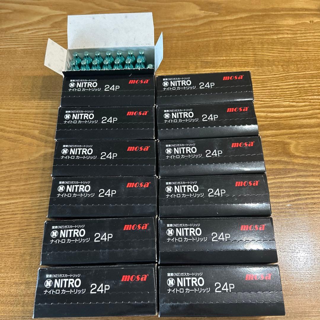 mosa NITRO カートリッジ 24本入12ケース＆23本