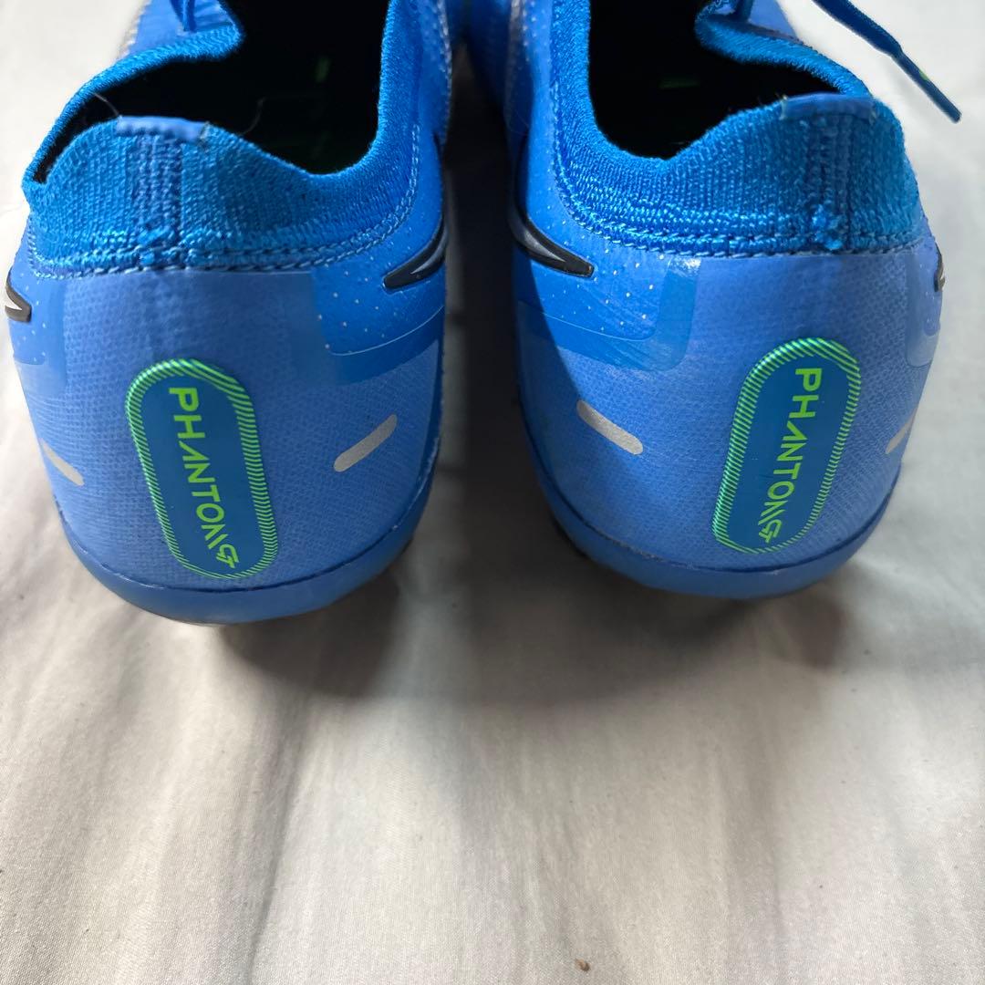 NIKE Phantom サッカースパイク　ブルー/シルバー