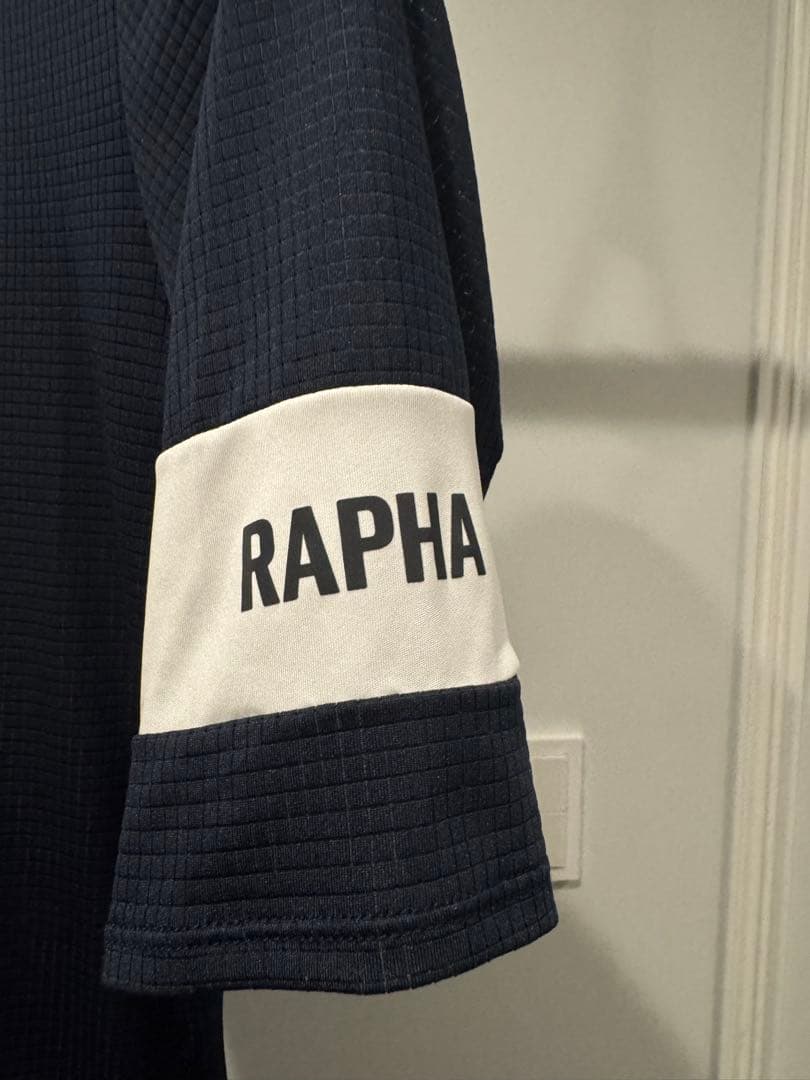 美品！Rapha メンズ PROTEAM フライウェイトジャージ ネイビー S