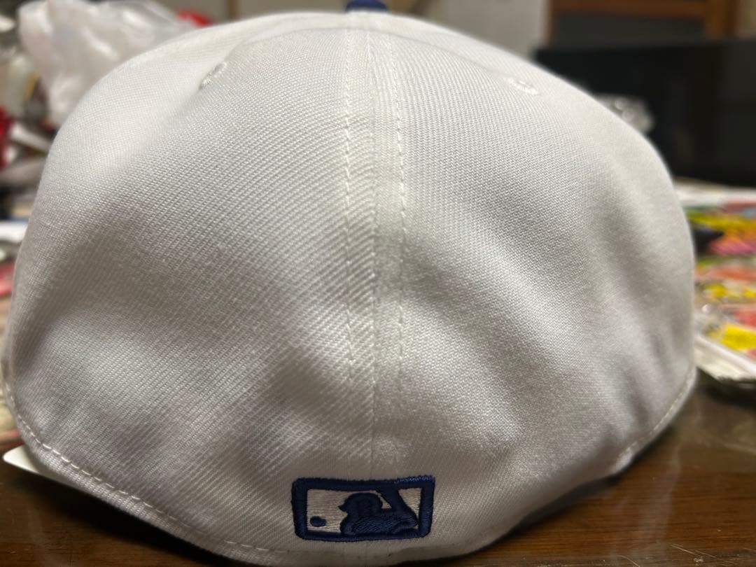59FIFTY ホワイトキャップ サイズ8 MLBロゴ