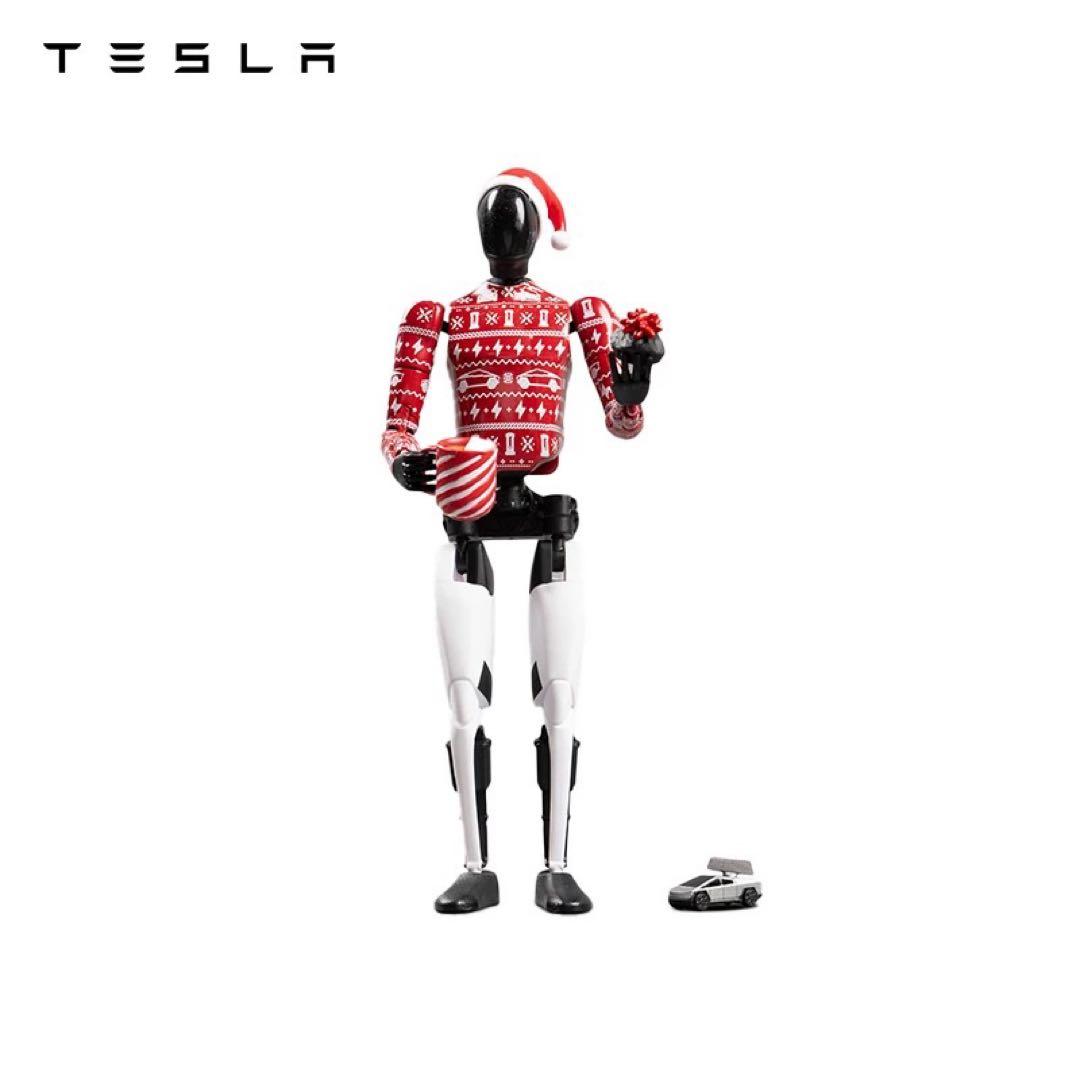 Tesla Bot クリスマスver 可動 人形 ロボット