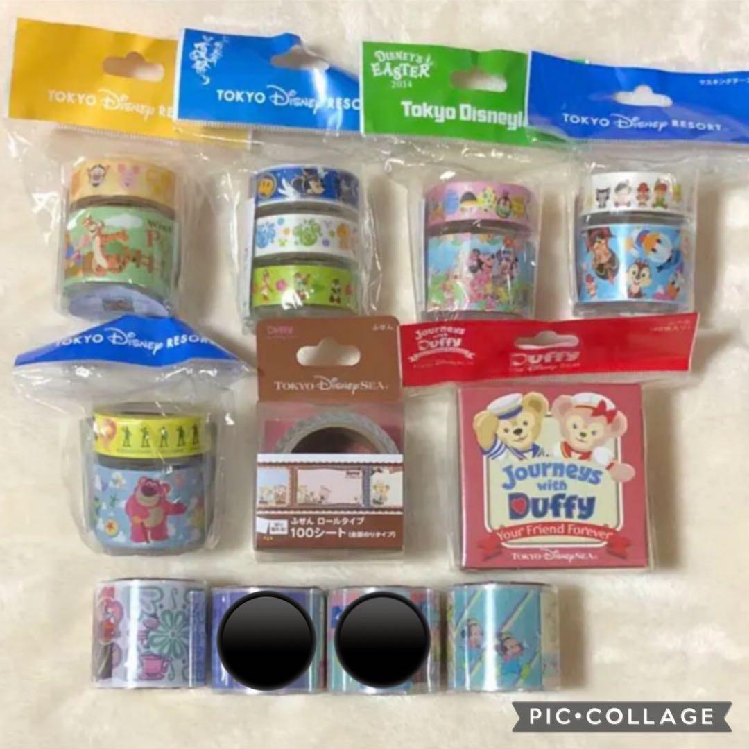 ❁︎ディズニー❁︎マスキングテープ　シール　ロールふせん　養生テープ　まとめ売り