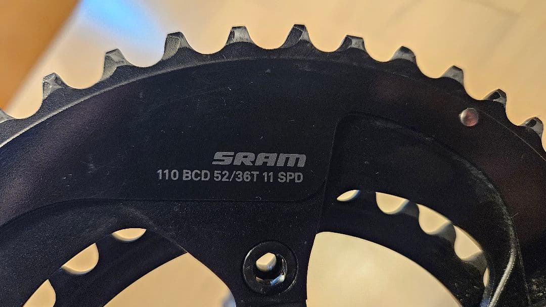 SRAM QUARQカーボンクランク 170mm 52/36T BB30 11s